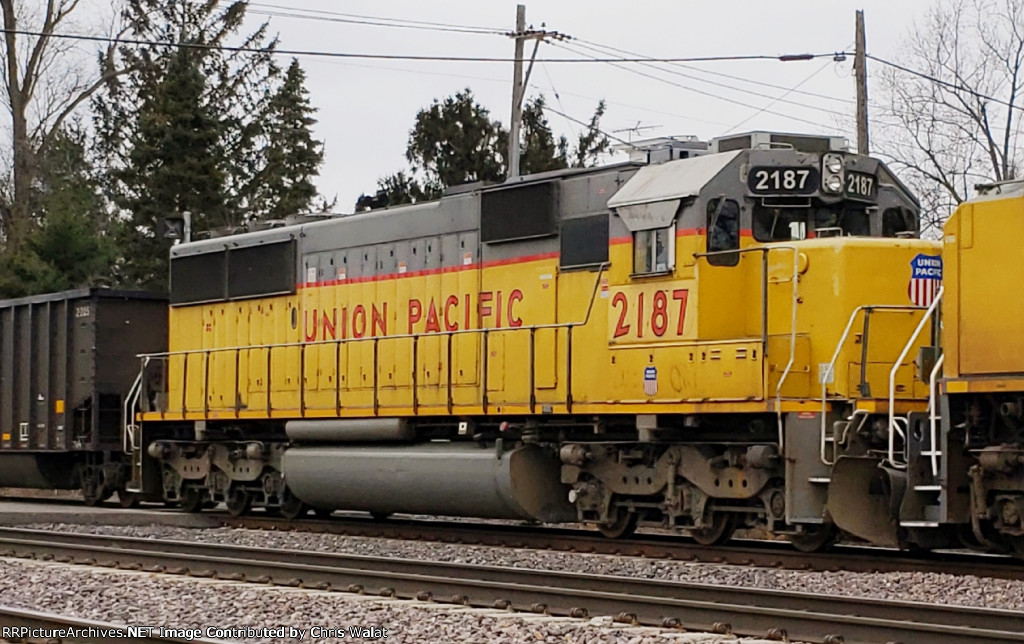 UP 2187 East on the Geneva Subdivision